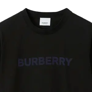 Burberry Logo-print Cotton T-shirt - Black