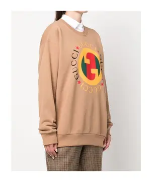 Gucci Heavy Felted Cotton Sweatshirt