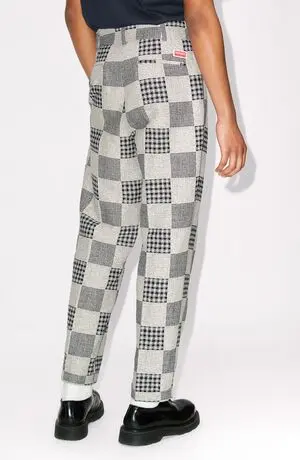 Kenzo Patchwork Tailored Trousers