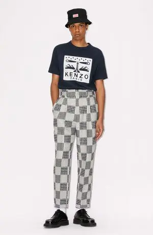 Kenzo Patchwork Tailored Trousers