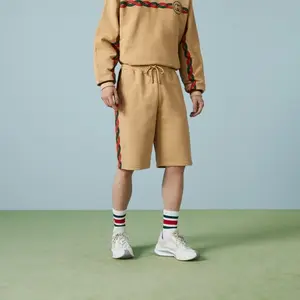 Gucci Logo-print Cotton Track Shorts