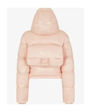 Fendi Cropped Zip-up Padded Jacket