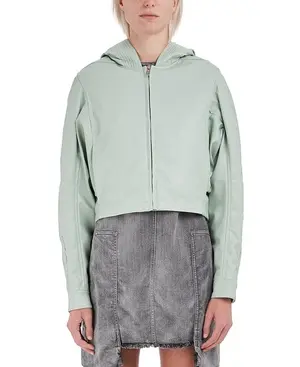 Rick Owens Hooded Cropped Jacket