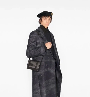 Dior Logo Embossed Shoulder Bag