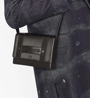 Dior Logo Embossed Shoulder Bag