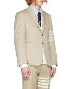 Thom Browne Stripe-print Detail Blazer