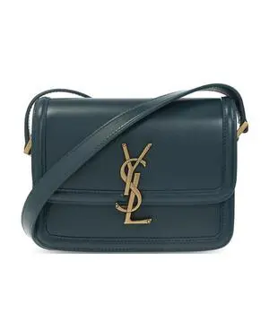 Saint Laurent Small Solferino Shoulder Bag - Green