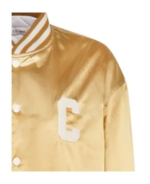 Celine Varsity Jacket With Letter Applique