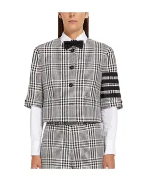 Thom Browne 4-bar Stripe Cardigan Jacket