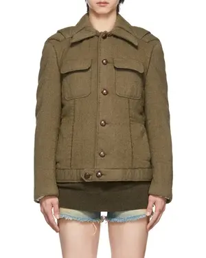 MAISON MARGIELA Padded Wool Jacket