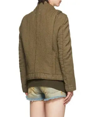 MAISON MARGIELA Padded Wool Jacket