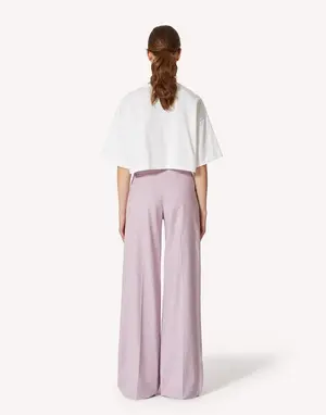 Red Valentino Wide-legged Tailored Trousers