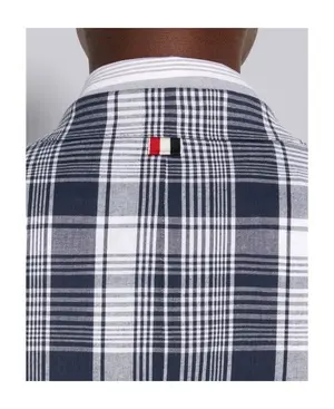 Thom Browne Plaid Armband Suit Jacket