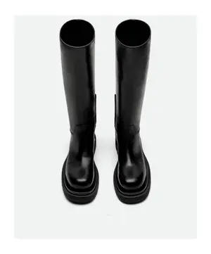Bottega Veneta Knee High Lug Sole Boots