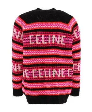 Celine Cardigan In Ski Jacquard Wool