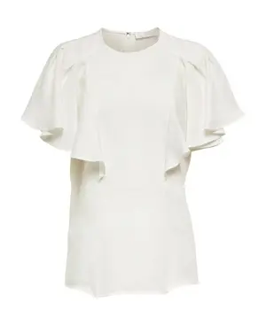 Chloé Lotus Leaf Sleeve Blouse