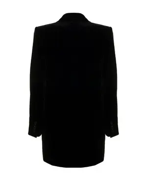 Saint Laurent Velvet Button-up Blazer