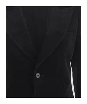 Saint Laurent Velvet Button-up Blazer