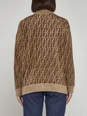 Fendi Ff Pattern Crewneck Jumper