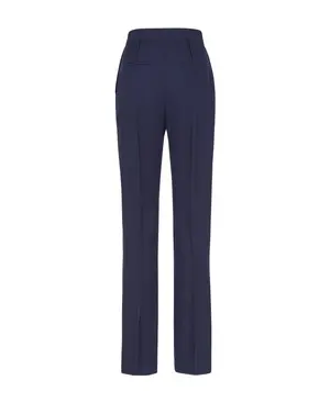 Fendi Pleated Slim Fit Trousers
