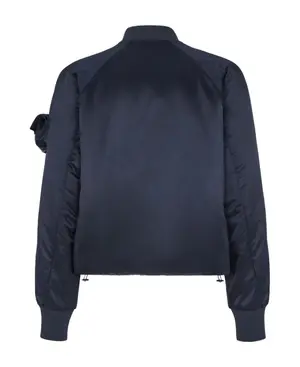 Fendi Blue Nylon Bomber Jacket