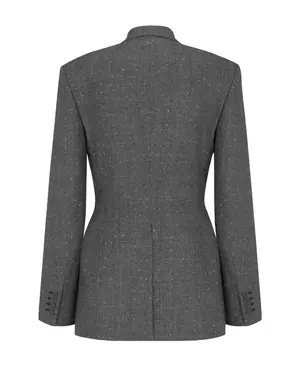 Dior Single-breasted Blazer With Prince Of Wales Pattern