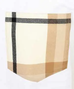 Burberry Check Patch Pocket T-shirt