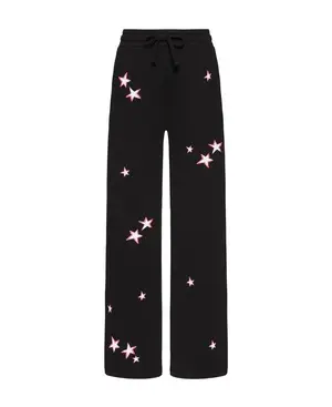 Red Valentino Pentagram Pattern Sweatpants