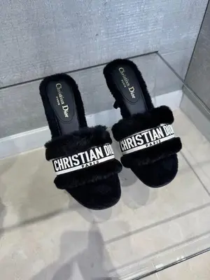 Dior Dway High Heel Slippers