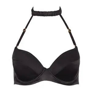 BLACK HEART LINGERIE Convertible Silk Push-up Bra - Black
