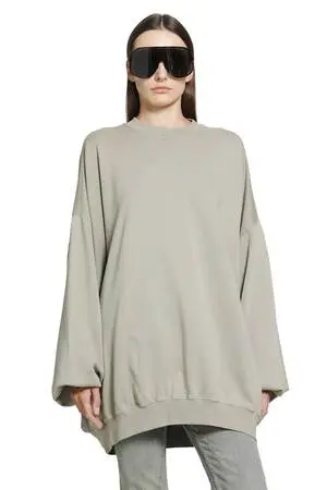 Rick Owens Tower Hun Oversized Sweatshirt - Grey