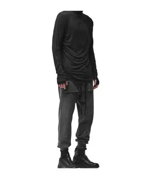 THOM KROM Long-sleeve Mock Neck Knit Top