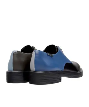 Camper Asymmetrical Leather Derby Shoes - Black