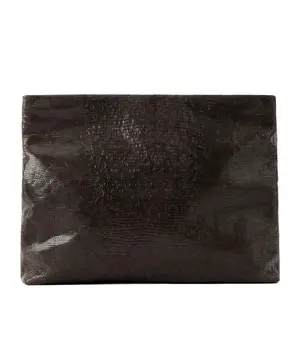 NILI LOTAN Lizardembossed Clutch