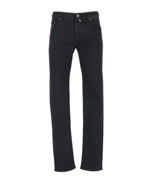 Jacob Cohen Embroidered-logo Jeans - Blue