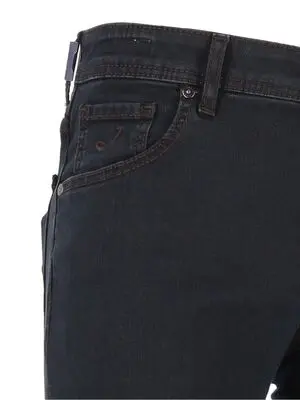 Jacob Cohen Embroidered-logo Jeans