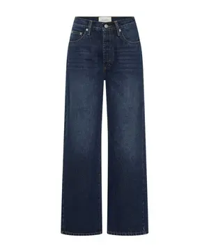 ST. AGNI Belt Loop Jeans - Deep Indigo