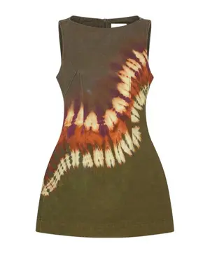 ALEMAIS Sleeveless Mini Dress With Tie-dye Detail