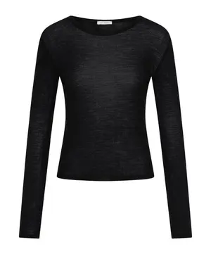 ST. AGNI Long-sleeved Knitwear - Black