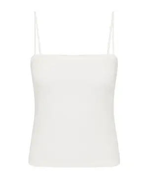 ST. AGNI Thin-strapped Tank Top - White