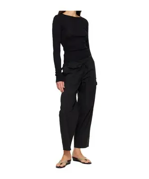 ST. AGNI Drawstring Casual Pants