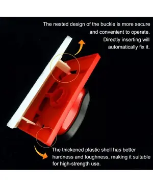 XDOVET Edger Trimmer Wall Ceiling Corner Pad Applicator Tool - Red