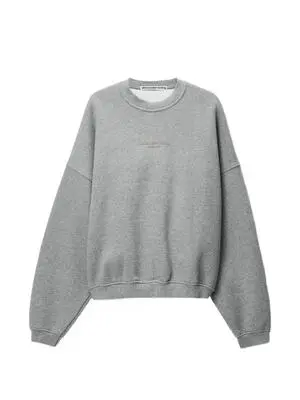 Alexander Wang Oversized Crewneck With Logo Print