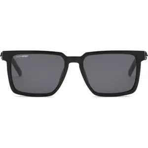 PLEIN SPORT Touchdown Sunglasses - Black/black