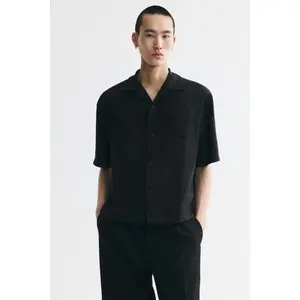 H&M Relaxed-fit Modal-blend Resort Shirt
