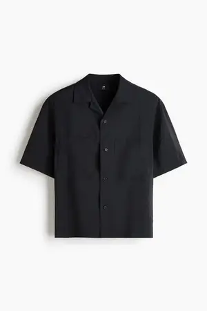 H&M Relaxed-fit Modal-blend Resort Shirt