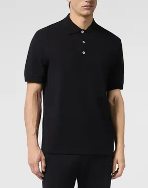 BILLIONAIRE Polo T-shirt Baroque - Black
