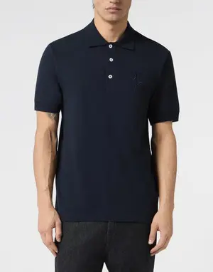 BILLIONAIRE Polo T-shirt Baroque - Navy