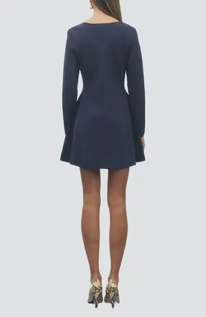 MAUDE CLUB Zenith Long Sleeve Minidress