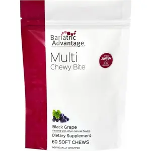 BARIATRIC ADVANTAGE Multi Chewy Bite Soft Chew Multivitamin Supplement 60 Count